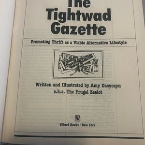 The Tightwad Gazette | Other | The Tightwad Gazette By Amy Dayczyn ...